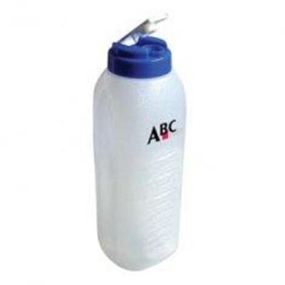 China 1000ml White HDPE Material Eco Friendly Reusable Plastic Drinking Water Bottles for sale
