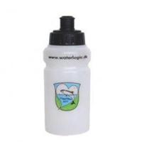 China 10oz Promotional White Polyethylene / Polypropylene Water Bottles With Printed Logos for sale