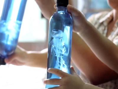 China 170ml LDPE plastic bag water bottle for kids for sale