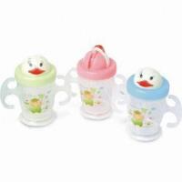 China cartoon plastic water bottle for kids for sale