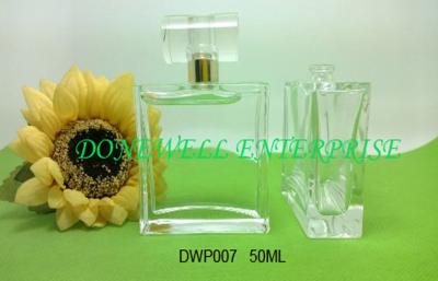 China Ladies 50ml Painted Glass Perfume Spray Bottles With C / W Surlyn Cap And Pump DWP007 for sale