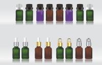 China White Transparent Essential Oil Glass Bottles With Cap And Dropper for sale