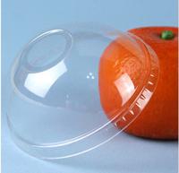 China Plastic Dome Disposable Cup Lids For Juice , Diameter 85mm PET for sale