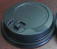 China 90mm Disposable PS Plastic Cup Lids White Eco Friendly For Coffee for sale
