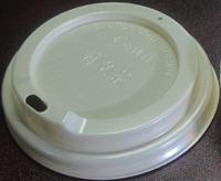 China 90mm Coffee Disposable Cup Lids / Disposable PS Lids For Paper Cups for sale