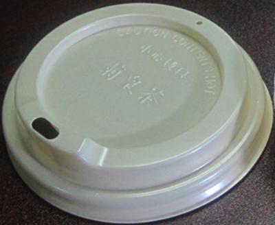 China 90mm Coffee Disposable Cup Lids / Disposable PS Lids For Paper Cups for sale
