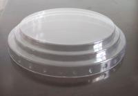 China Clear Disposable Cup Lids Eco Friendly For 135mm Milk Cup PET for sale
