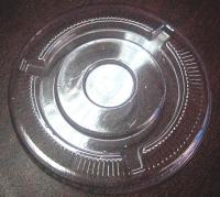 China Transparent Disposable Cup Lids Eco Friendly For Dessert 100mm for sale