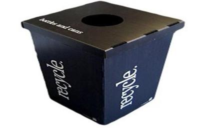 China Colored Collapsible Plastic Recycle Bins Light Weight For Recycling for sale