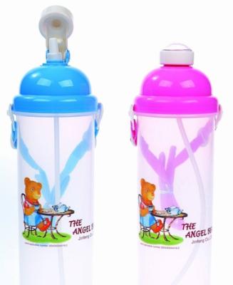 China Non Toxic Lightweight Reusing Colorful Kids Plastic Water Bottles For Schools for sale