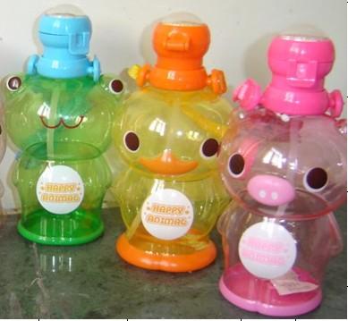 China 250ML Leak Proof Thermos Non BPA Colorful Kids Plastic Sport Promotional Water Bottles for sale
