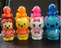 China 250ML Safest Non Toxic Reusing Small Cartoon Kids Plastic Water Bottles for sale