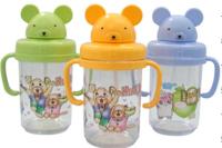 China Portable Eco Friendly Sport Kids Plastic Water Bottles With Cup Holders for sale