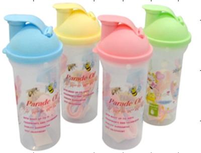 China 400ML Thermos Non BPA Insulated Kids Plastic Promotional Water Bottles For Schools for sale