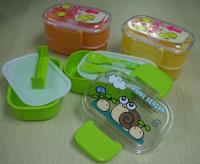 China Microwavable Personalized Children 's School Lunch Food Safe Plastic Containers for sale