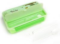 China Safe Non Toxic Portable Colorful Custom PE Food Plastic Containers With Lids For Lunch for sale