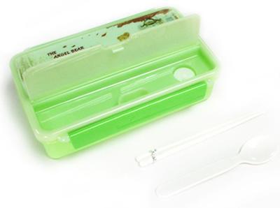 China Safe Non Toxic Portable Colorful Custom PE Food Plastic Containers With Lids For Lunch for sale
