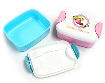 China White Polypropylene Microwavable Children 's School Lunch Food Safe Plastic Containers for sale