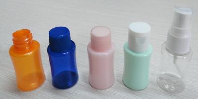 China 20ML Pink Small Custom Printed Plastic PET Cosmetic Jars With Various Caps for sale