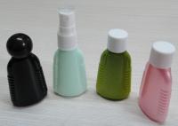 China Black Opaque Sealable Plastic PET Cosmetic Jars With Personalized Patterns OEM for sale