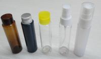 China Empty 40ML PET Cosmetic Spray Containers And Jars With Caps , Logo Printed for sale