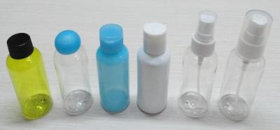 China 60ML Eco Friendly Reusable Colored Plastic PET Cosmetic Jars And Bottles for sale
