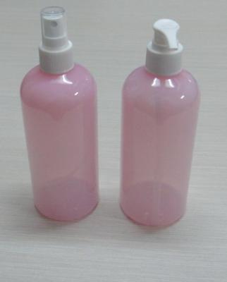 China Promotional 400ml Pink Lightweight PET Cosmetic Jars With Personalized Patterns for sale