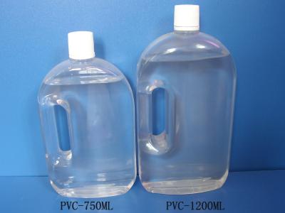 China 750 - 1200ml Transparent Large PET Plastic Cosmetic Packaging Jars And Bottles for sale
