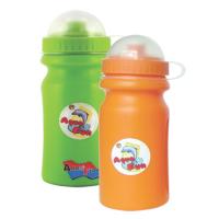 China 14oz Green Lightweight Leak - Proof Polypropylene Water Bottles With Lids for sale