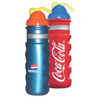 China 16oz Colourful Double Wall Polyethylene Material Plastic Sport Water Bottles for sale