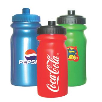 China 400ML 14oz Green High - Density Polypropylene Water Bottles With Narrow Mouth for sale