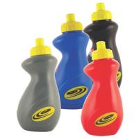 China 500ML Red High - Density Polyethylene / Polypropylene Water Bottles With Lids for sale