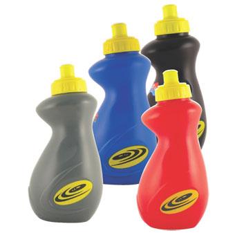 China 500ML Red High - Density Polyethylene / Polypropylene Water Bottles With Lids for sale