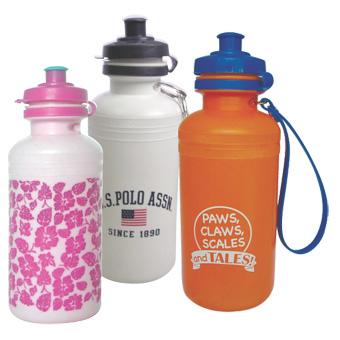 China White Durable Eco Friendly Polypropylene Water Bottles With Logos Printed for sale