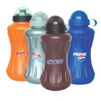 China Eco Friendly Reusable Non BPA HDPE  Plastic Material Water Bottles With Printed Logos for sale