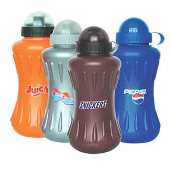 China Eco Friendly Reusable Non BPA HDPE  Plastic Material Water Bottles With Printed Logos for sale