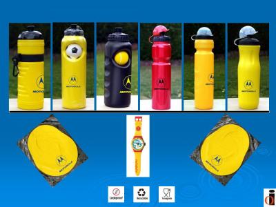 China Lightweight High - Density Polyethylene Plastic Promotional Drinking Water Bottles for sale