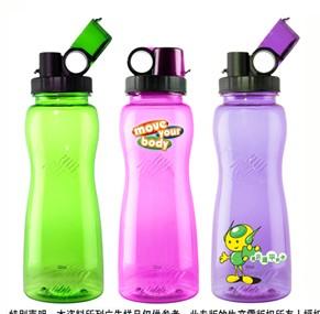 China Portable Eco Friendly Clear Colourful Polycarbonate Promotional Water Bottles With Lid for sale
