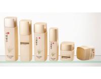 China Plastic Vacuum Airless Colorful Opaque Cosmetic Packaging Bottles With Lids for sale