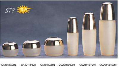 China 200ML Colorful Cosmetic Packaging Plastic Bottles / Containers And Cream Jar for sale