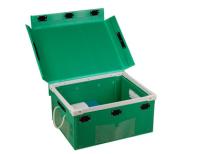 China Recyclable Reusable Moving Storage Corrugated Plastic Boxes correx box White / blue for sale