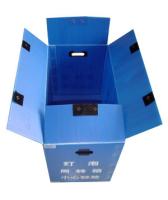 China Clothes / Books Coroplast Corrugated Plastic Boxes For Moving / Packing / Storage for sale