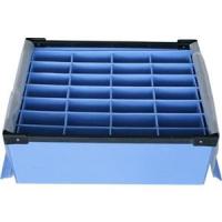 China Large Conductive Fire Resistance Corrugated Plastic Boxes For Partition for sale