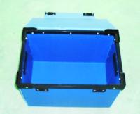 China Colorful Collapsible Waterproof PP Turnover Box Coroplast Box For Supermarket for sale