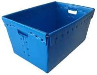 China Customized Rigid Big Folding PP Corrugated Plastic Boxes For Agriculture Packing for sale