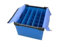 China Virgin Polypropylene Turnover Corrugated Plastic Boxes Flame Retardant for sale