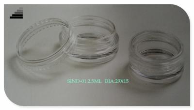 China Small 2.5ML Small Cosmetic Containers For Eye Cream / Face Cream for sale