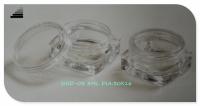 China Transparent 3ML empty Cosmetic Container Square For Make up for sale