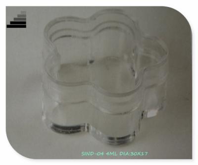 China Recycled Plastic Cosmetic Jar , Diameter 30cm X 17cm Cosmetic Container for sale