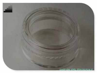 China Eye Cream Plastic Cosmetic Jar , 6ML DIA 31cm X 16.5cm Cosmetic Container for sale
